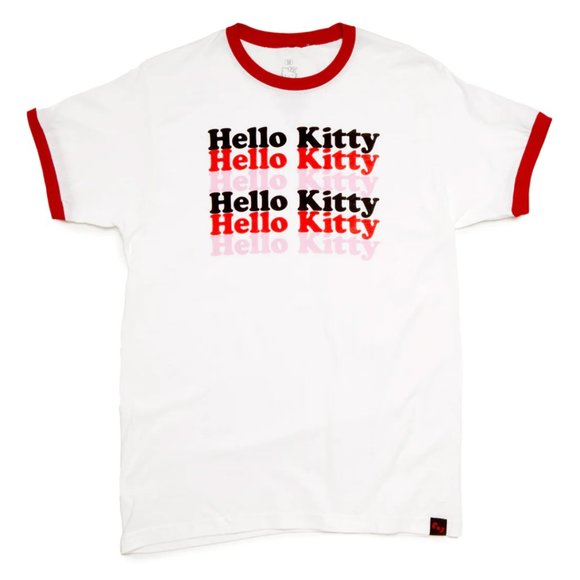 Sanrio | Tops | Hello Kitty Sanrio Original Logo Ringer Tee | Poshmark
